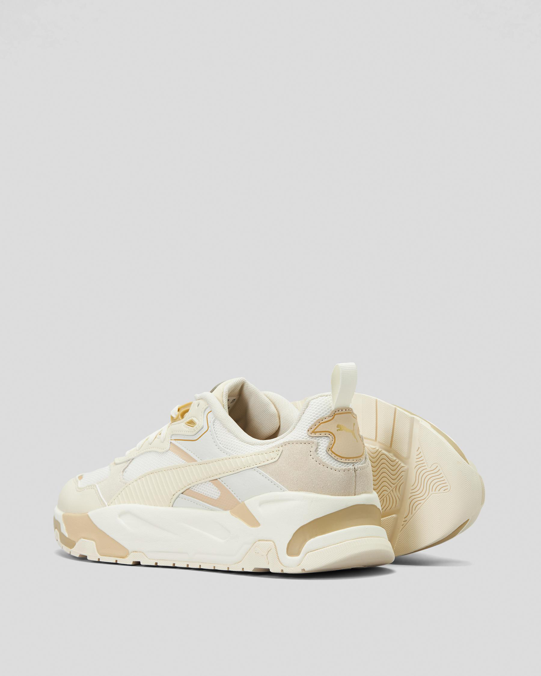 Shop Puma Womens Trinity Shoes In White/snow/grey - Fast Shipping ...