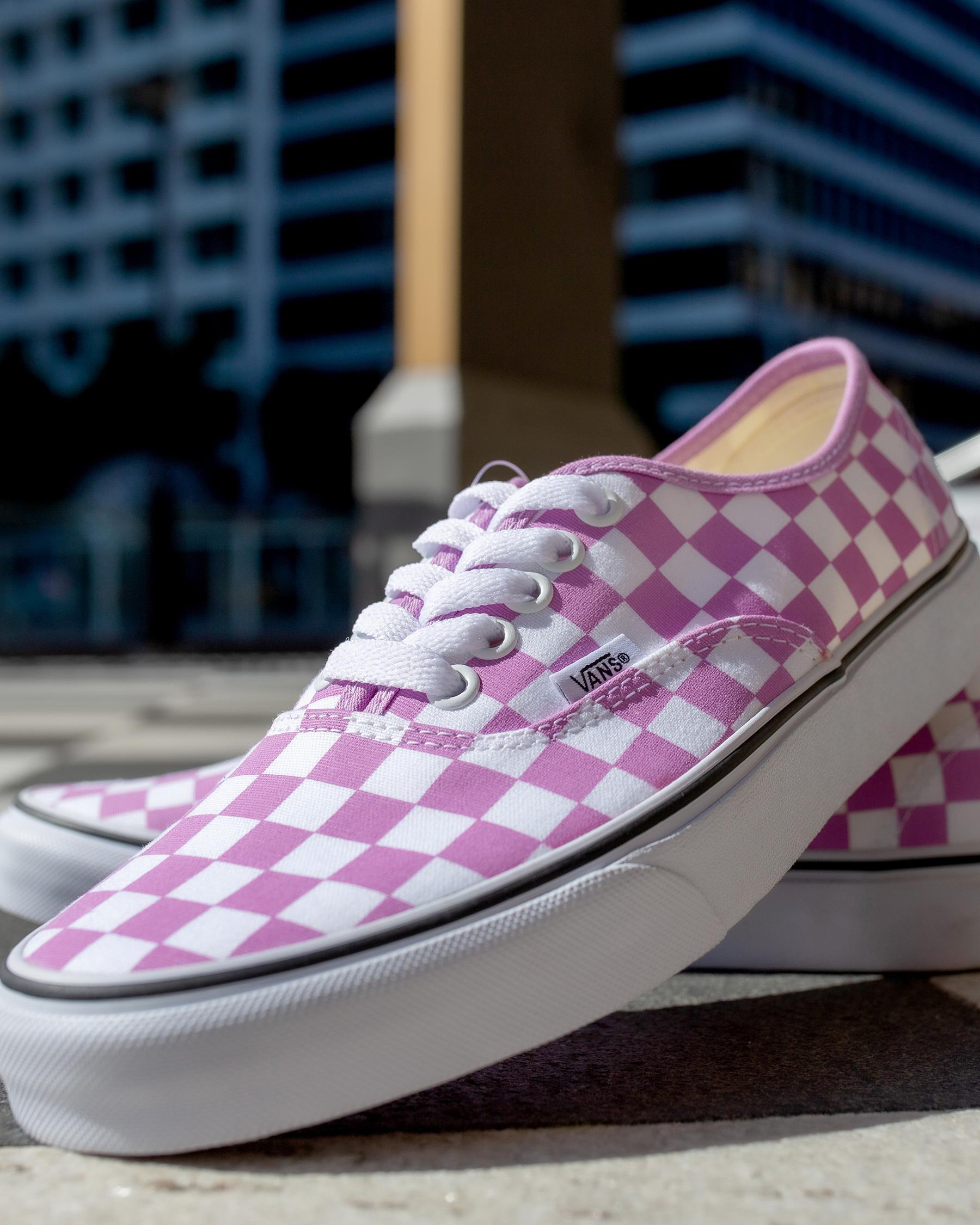 Shop Vans Womens Authentic Shoes In Orchid/ True White - Fast Shipping ...