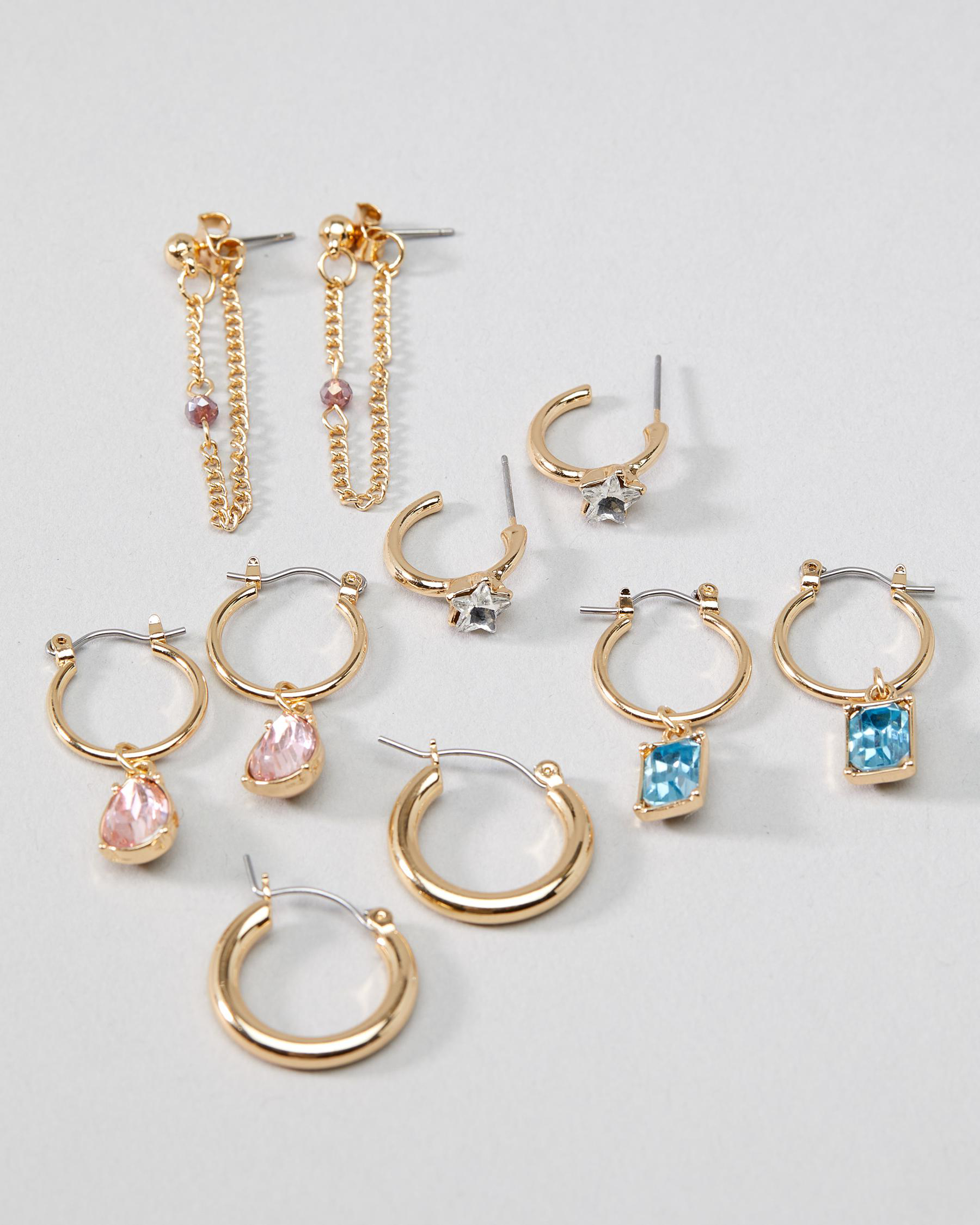 Shop Karyn In LA Carter Earring Pack In Gold - Fast Shipping & Easy ...