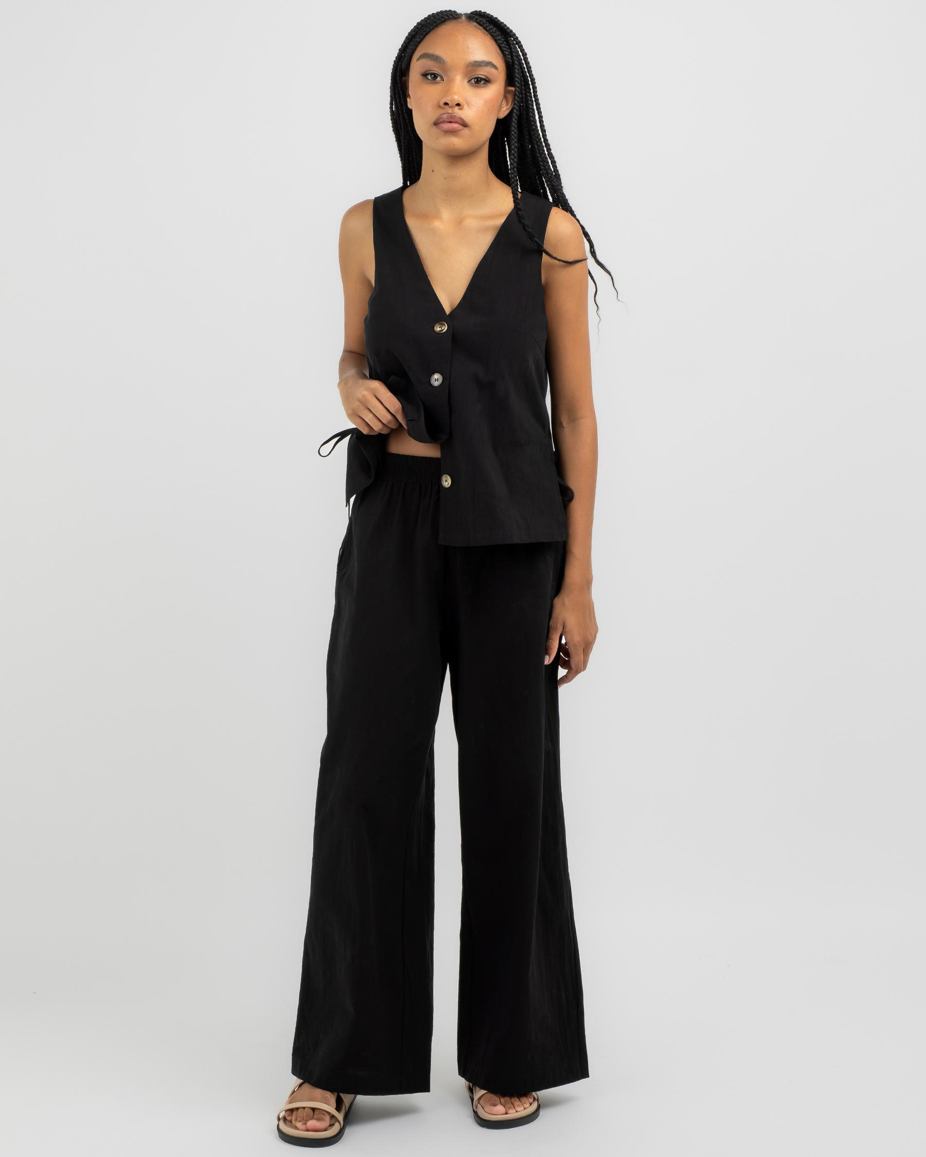 Shop Sweet Acacia Venice Pants In Black - Fast Shipping & Easy Returns ...