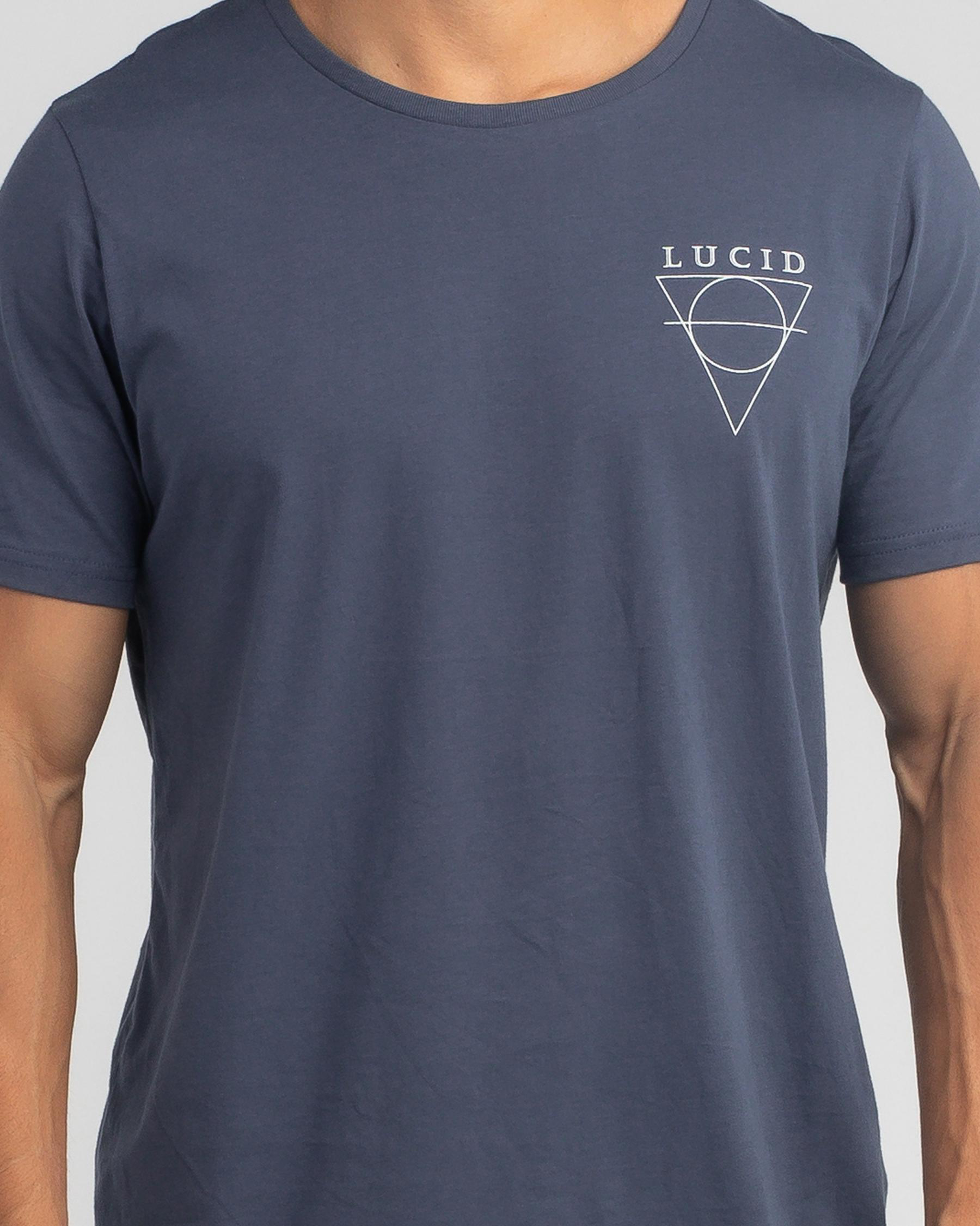 Shop Lucid Scope T-Shirt In Washed Blue - Fast Shipping & Easy Returns ...