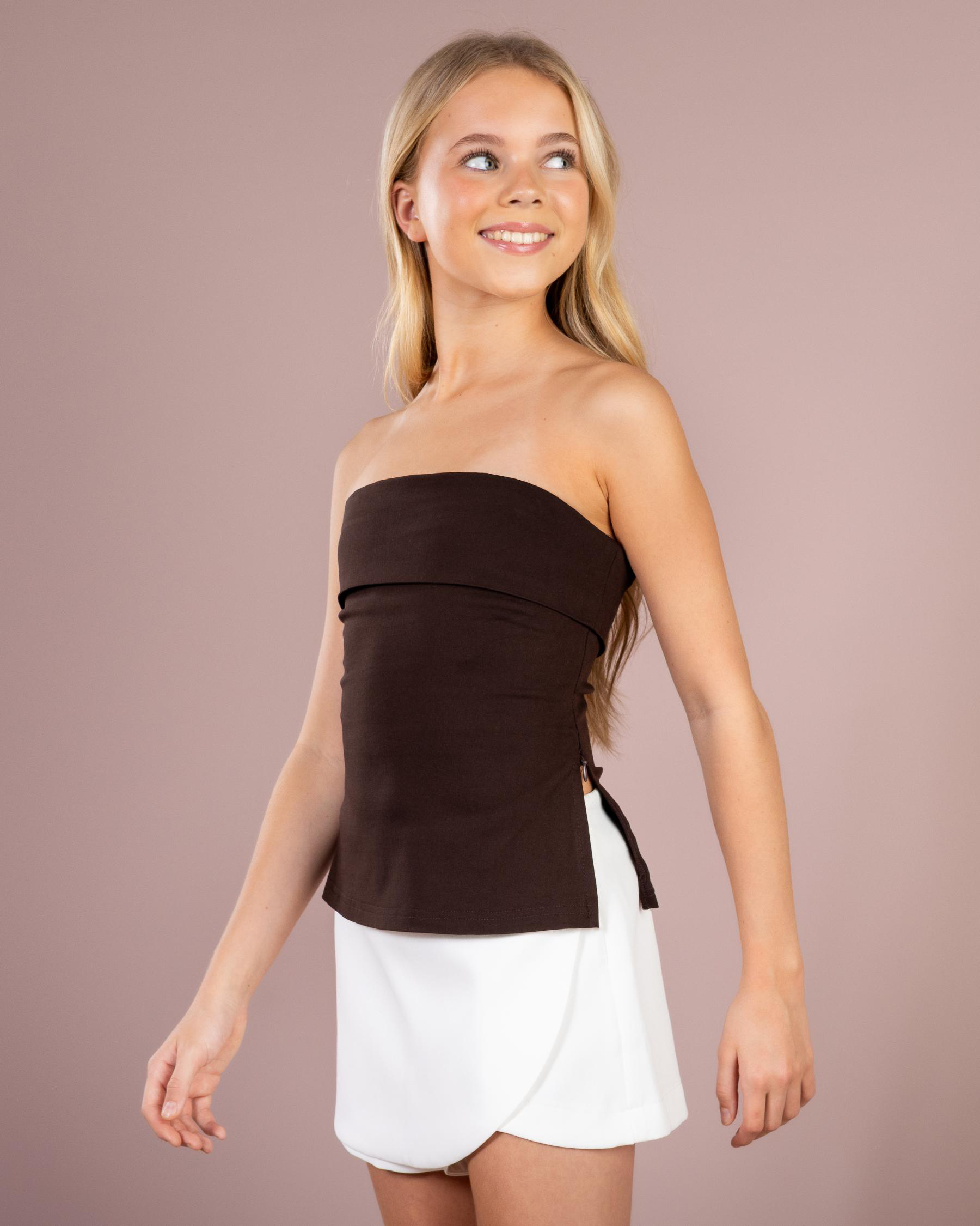 Shop Ava And Ever Girls’ May Tube Top In Espresso - Fast Shipping & Easy Returns - City Beach ...
